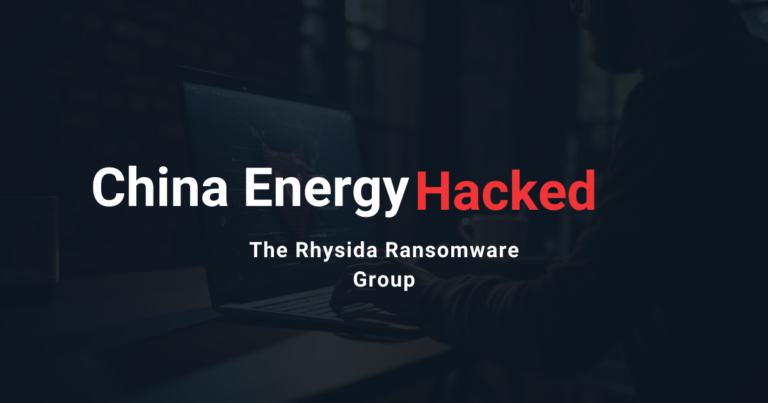 China Energy Hacked: The Rhysida Ransomware Group Claimed - DHacker